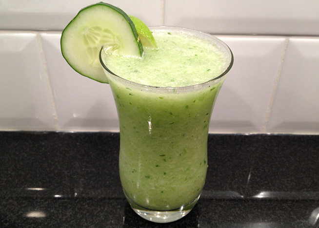 In The Reboot Kitchen Cucumber Melon Smoothie Joe Cross