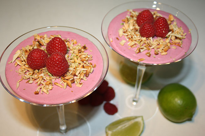 Smart Sweet: Raspberry & Lime Mousse - Joe Cross