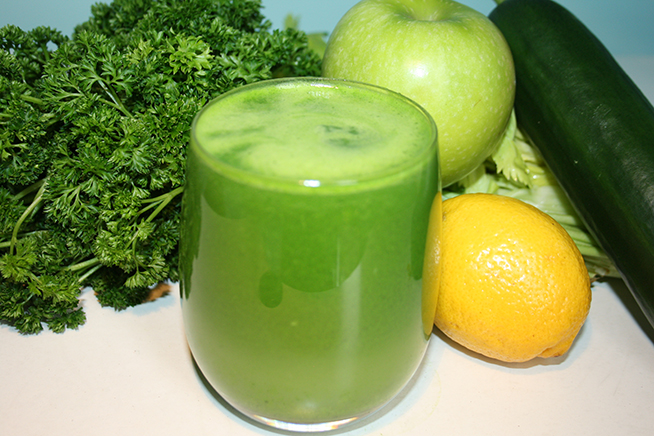 Garden Garnish Juice Joe Cross